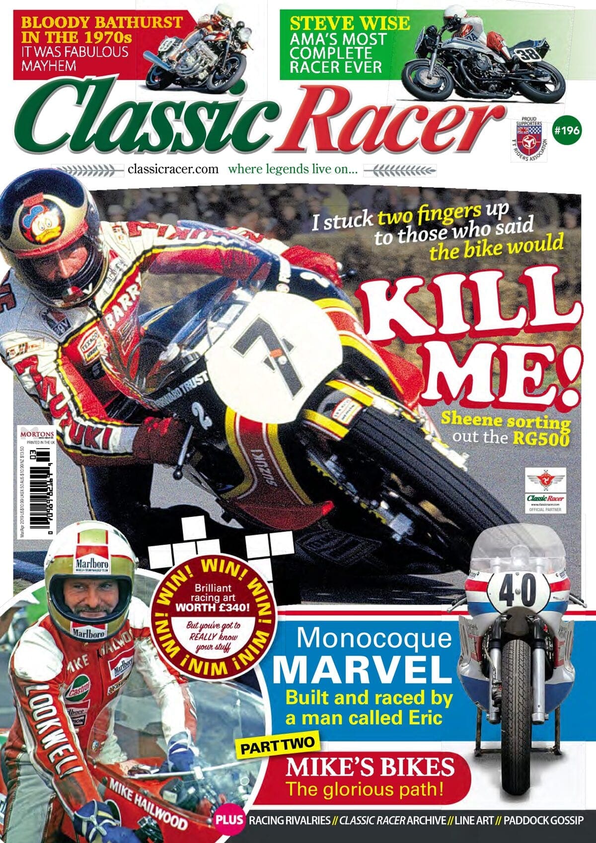 March / April issue OUT NOW! | Classic Racer Magazine