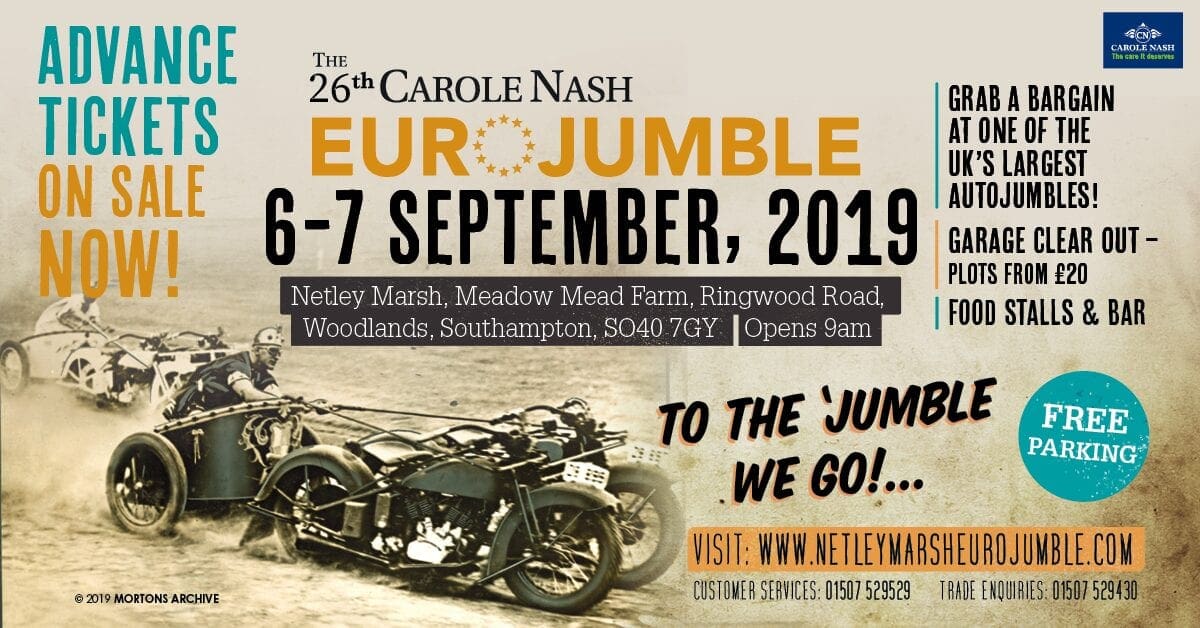 The 26th Carole Nash Eurojumble is one not to miss | Classic Racer Magazine