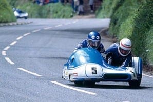 Archive pic: Nigel Rollason and Donny Williams | Classic Racer Magazine